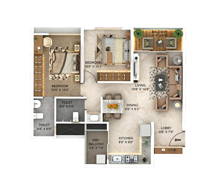 Majestique - 2, 3 & 4 BHK Luxury Homes at Paud Road, Kothrud Pune